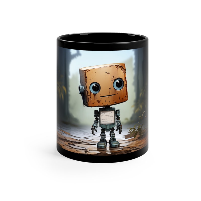 Robot Mug - Etsy