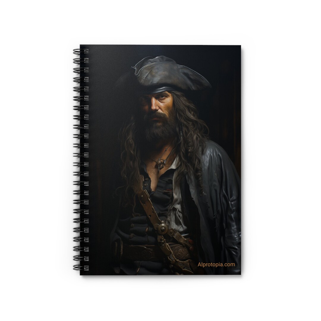 Pirate King Spiral Notebook. AI Art. Pirates. Pirate Art. - Etsy
