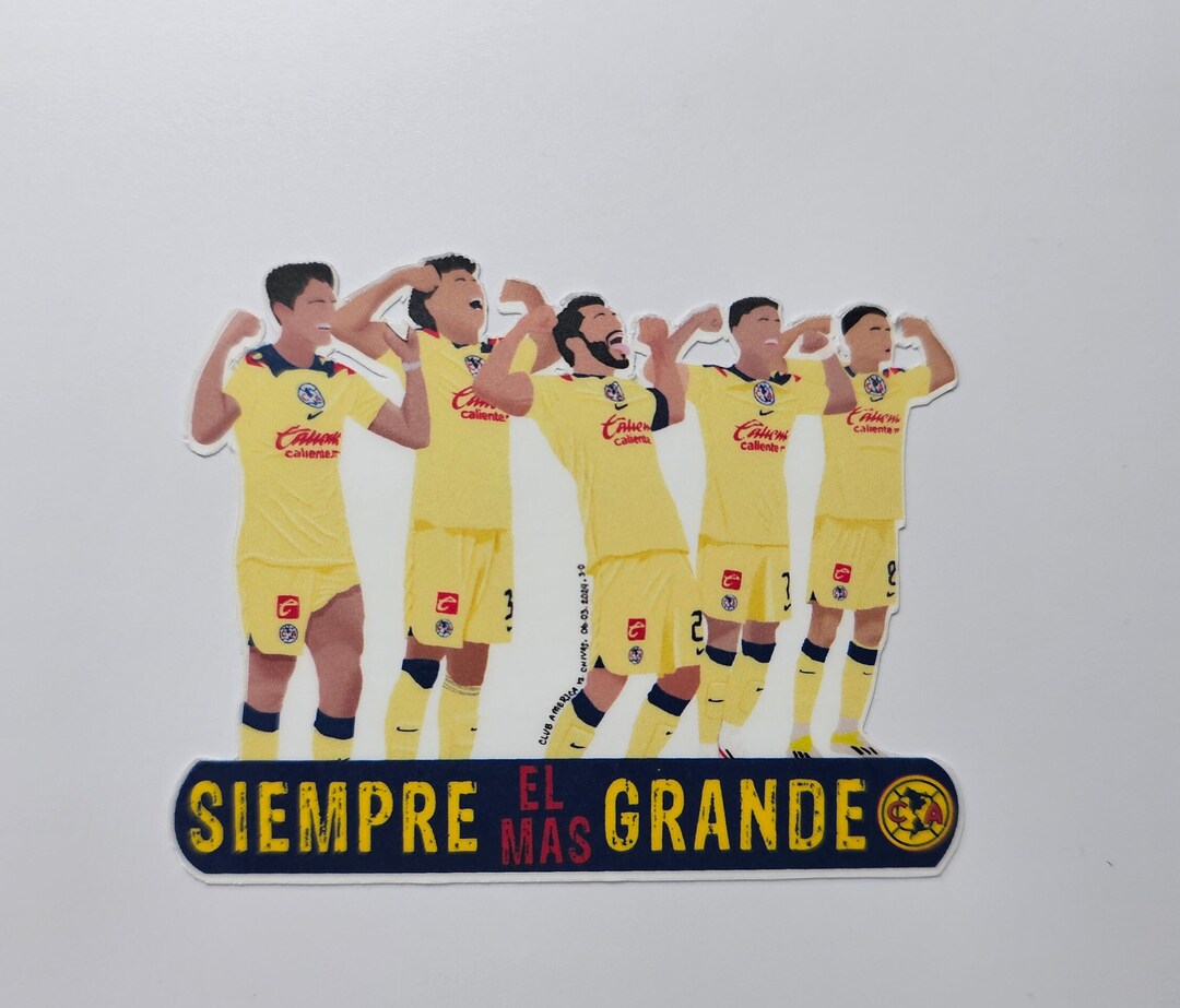 Club America Muscle Pose Sticker Chivas Vs America Concacaf Game 2024 ...