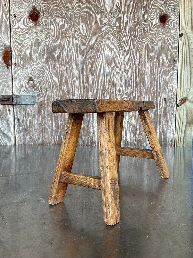 Wooden Display Stool or Small Table - Etsy