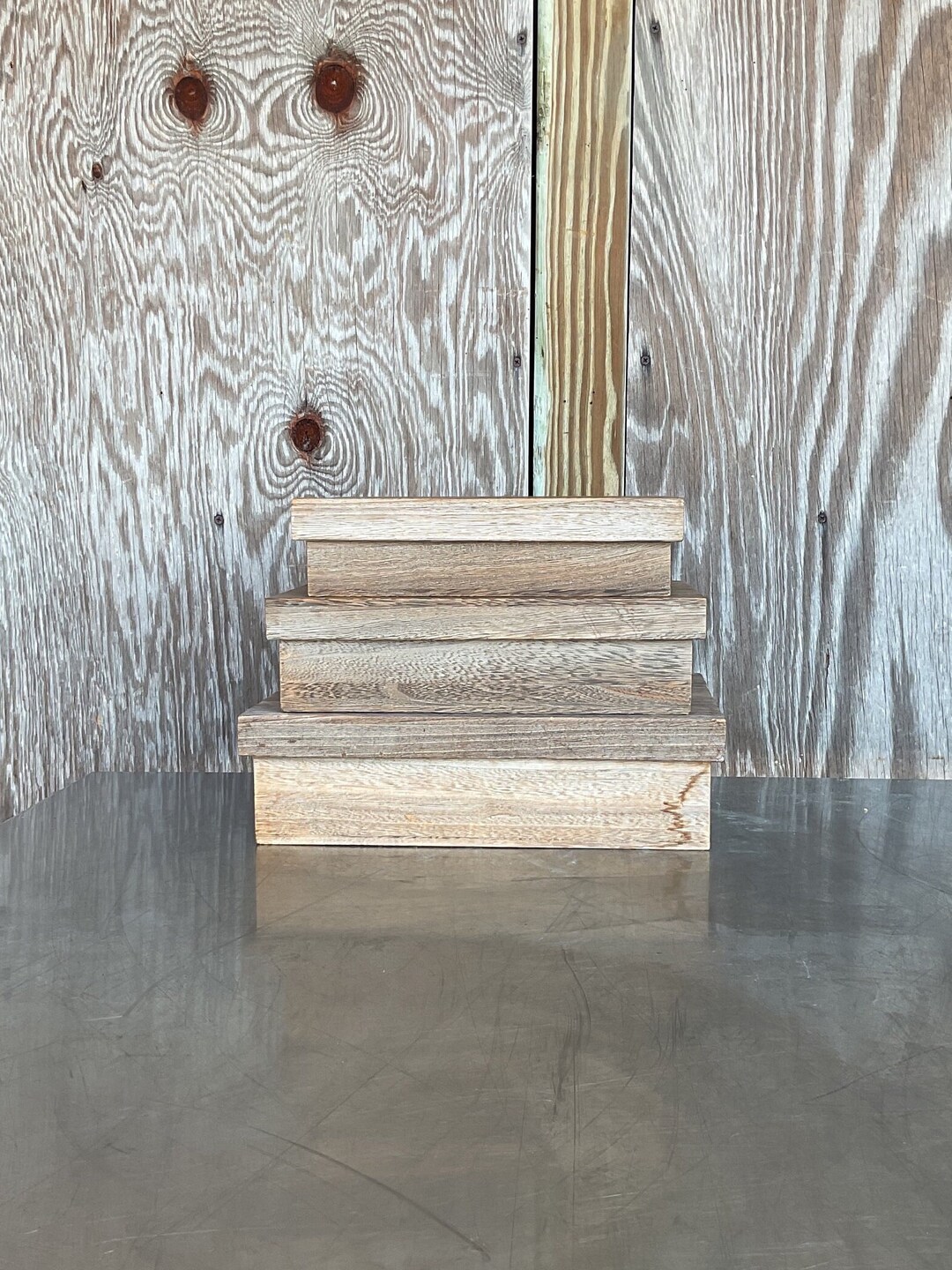 Vintage Japanese Teak Wood Box Set Three - Etsy