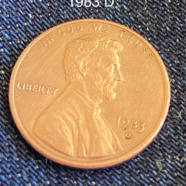 1983 Error Penny - Etsy