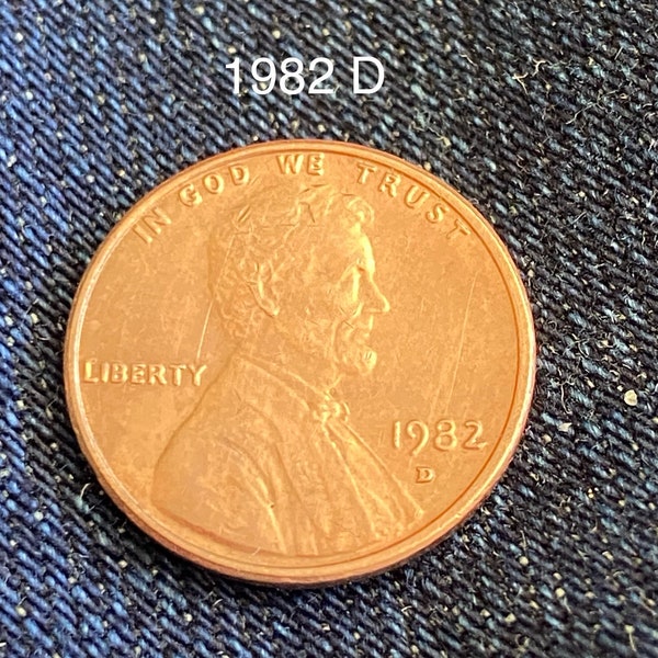 1982 D Penny - Etsy