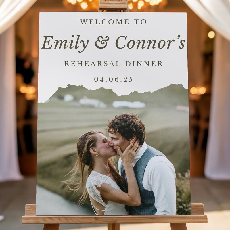 Rehearsal Dinner Sign - Etsy