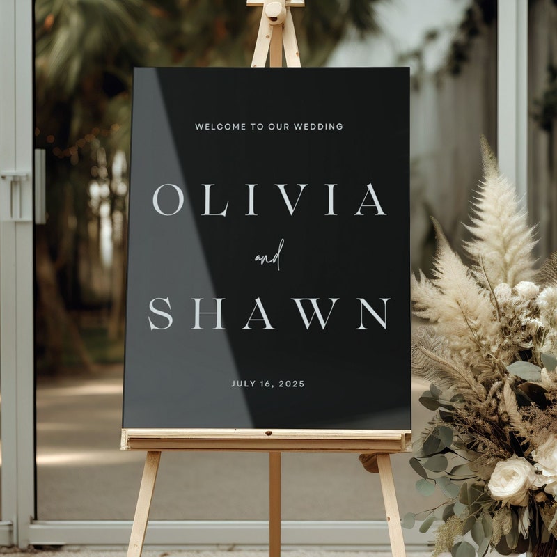 Acrylic Wedding Sign - Etsy