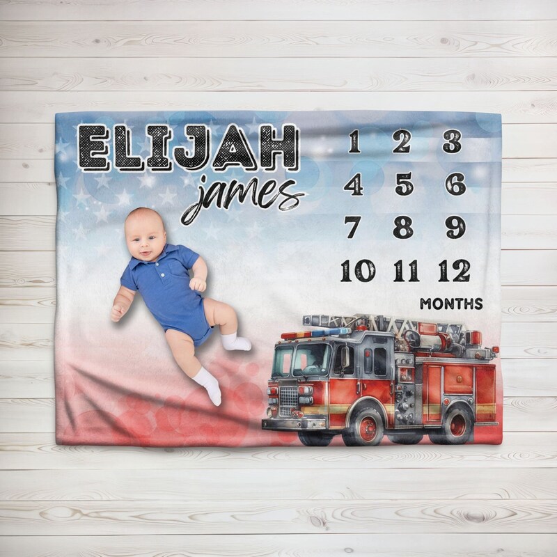 Fire Truck Blanket - Etsy