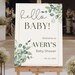 Gender Neutral Baby Shower Sign, Custom Foam Board Baby Shower Welcome ...