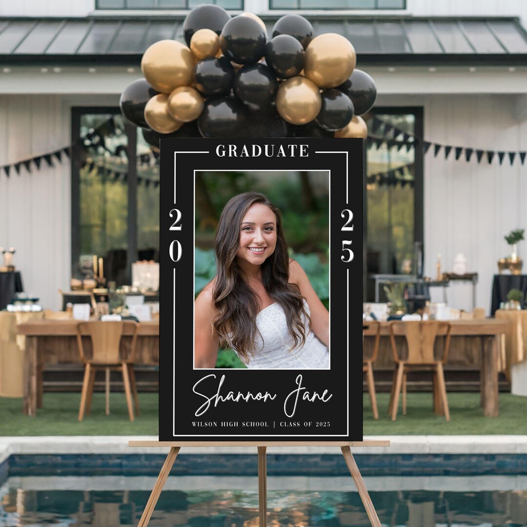Graduation Welcome Sign, Class of 2026 Graduation Party Welcome Sign ...