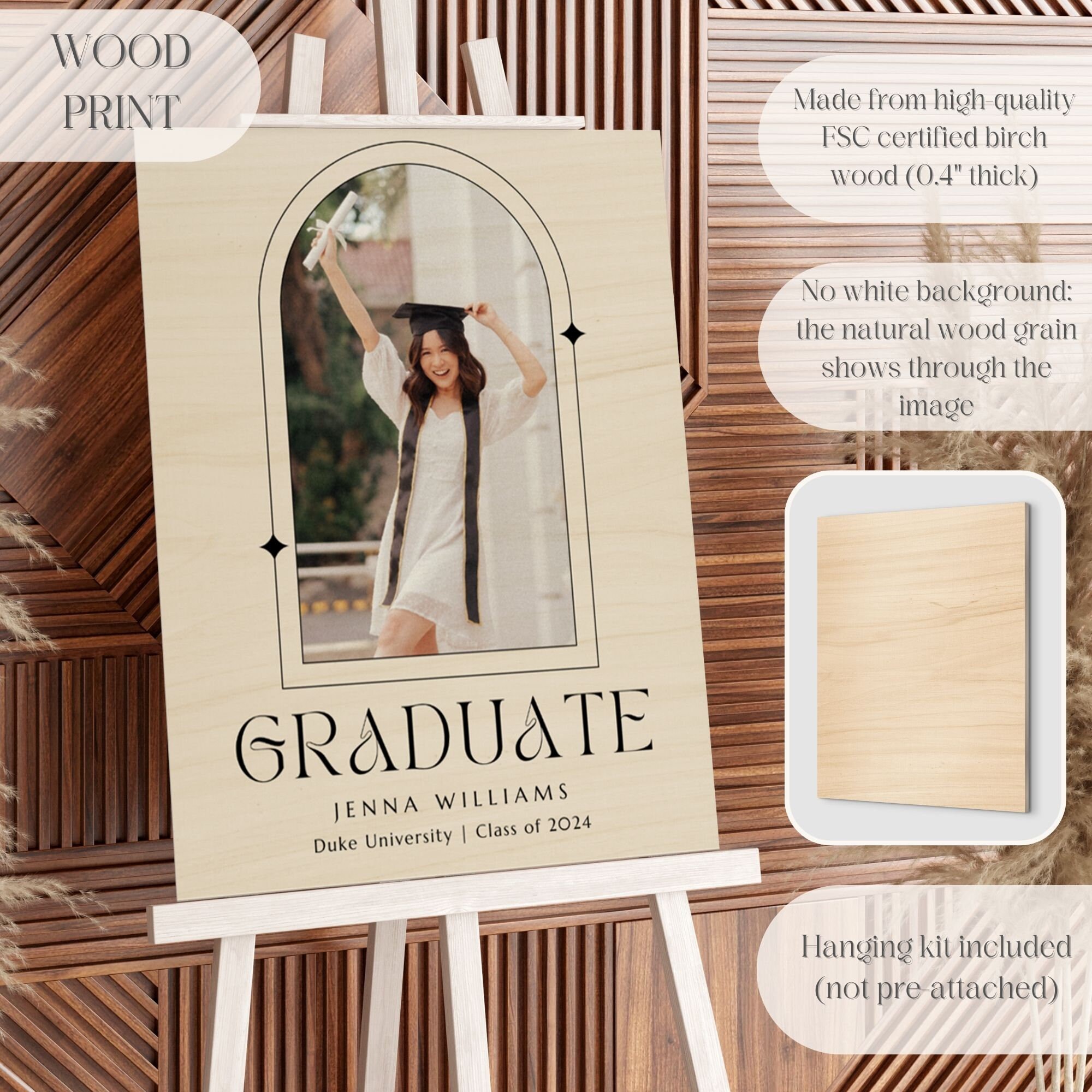 Class of 2024 Graduation Party Welcome Sign With Photo, Custom Acrylic ...