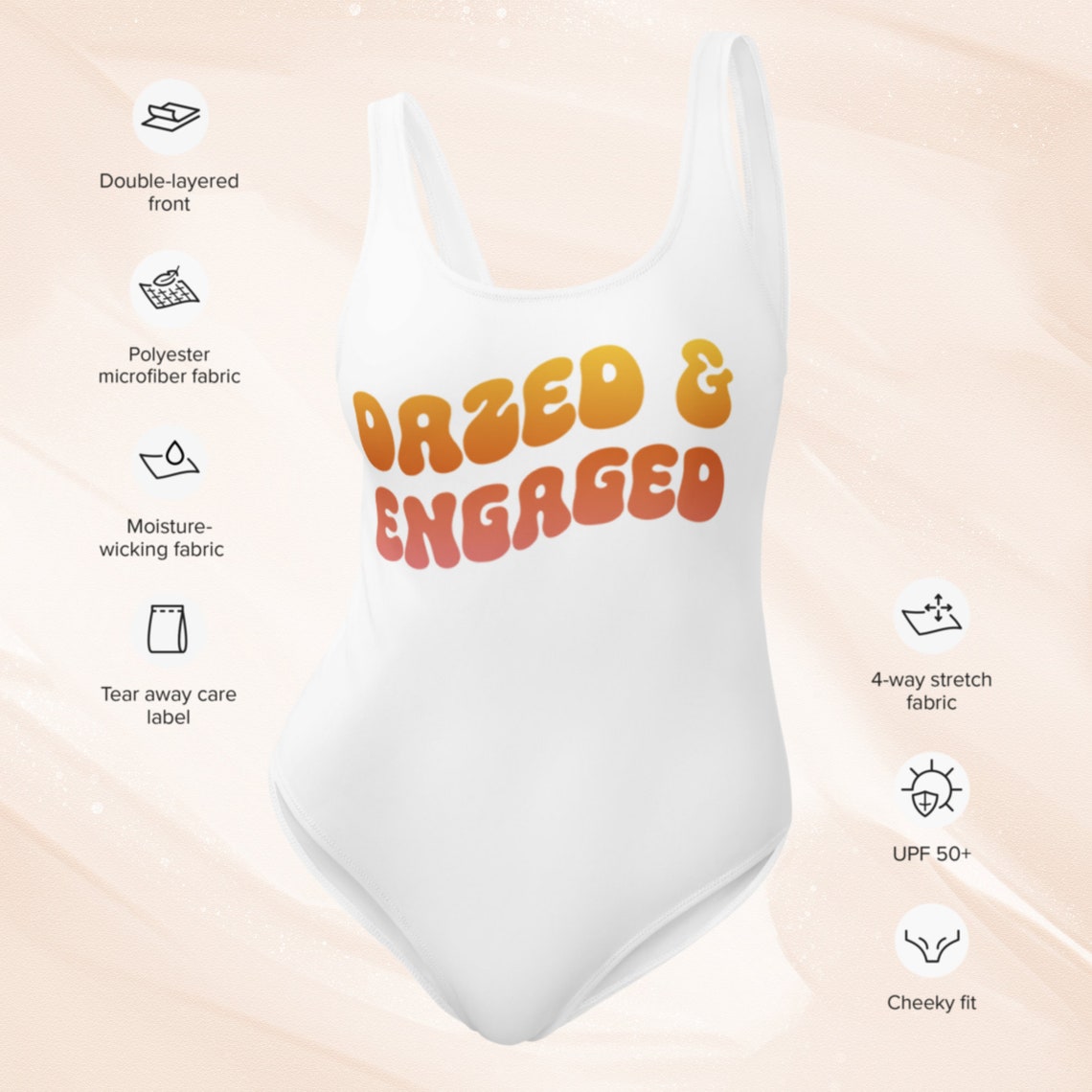 70's Matching Bachelorette Party Swimsuit, Retro Bachelorette Pool ...