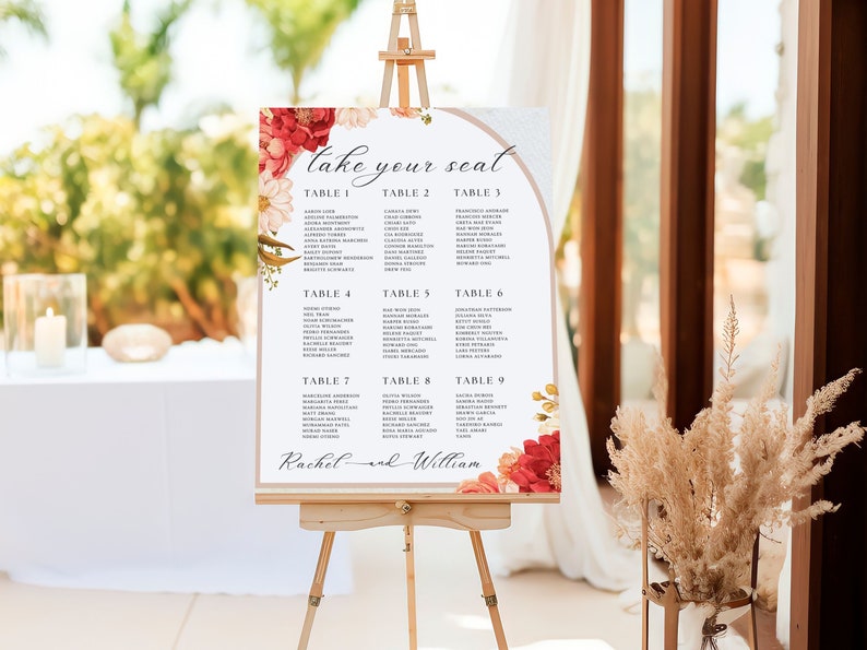 Personalized Acrylic Wedding Sign, Custom Wedding Entrance Signage ...