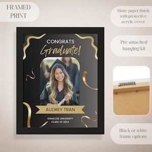 Graduation Party Welcome Sign, Class of 2025 Acrylic Graduation Poster ...