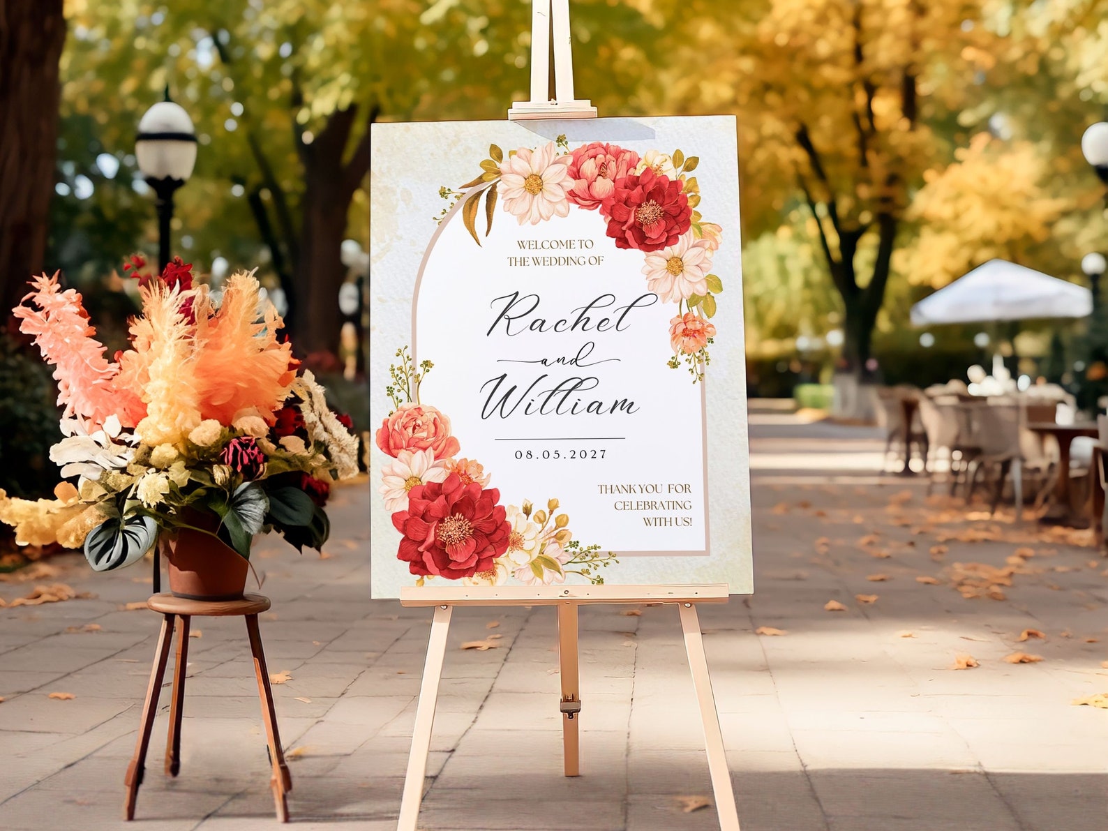 Personalized Acrylic Wedding Sign, Custom Wedding Entrance Signage ...