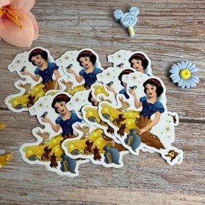 Snow White Transparent Disney Sticker - Etsy