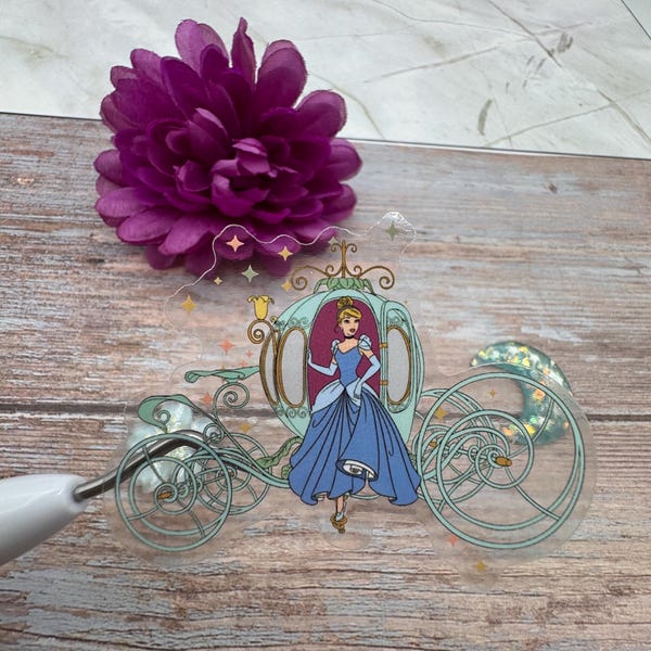 Cinderella Stickers - Etsy