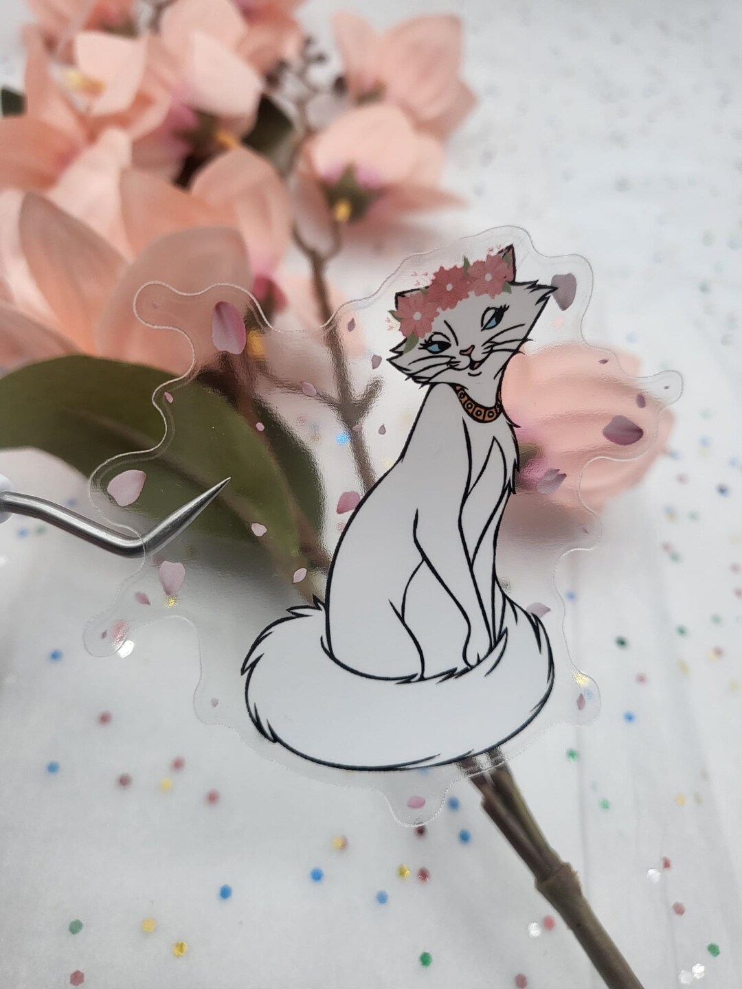Duchess Flowers Transparent Sticker - Etsy