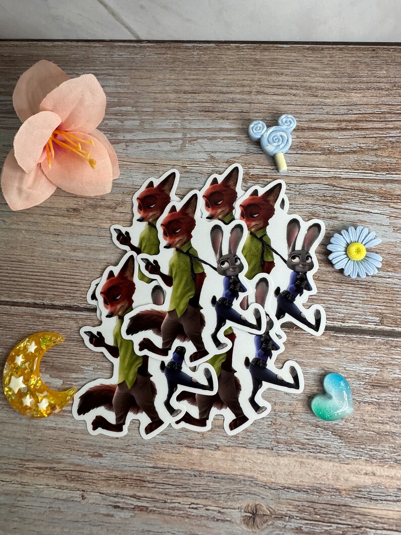 Zootopia Transparent Sticker - Etsy