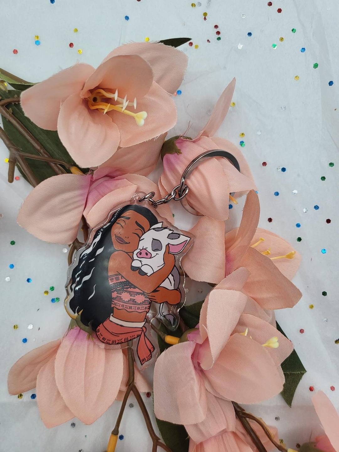 Moana Keychain Double Sided Epoxy - Etsy