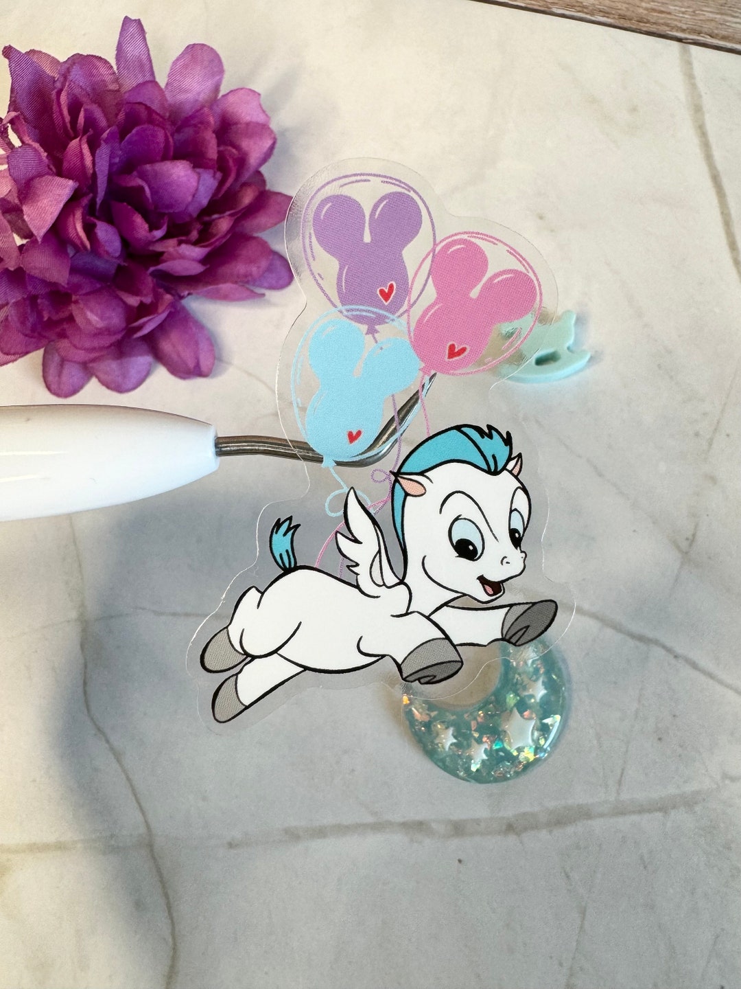 Pegasus Flying With Balloons - Etsy