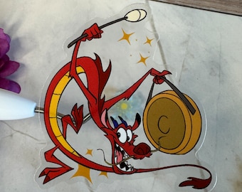 Mushu Sticker // Mulan Sticker // Disney Sticker // Disneyland Sticker ...