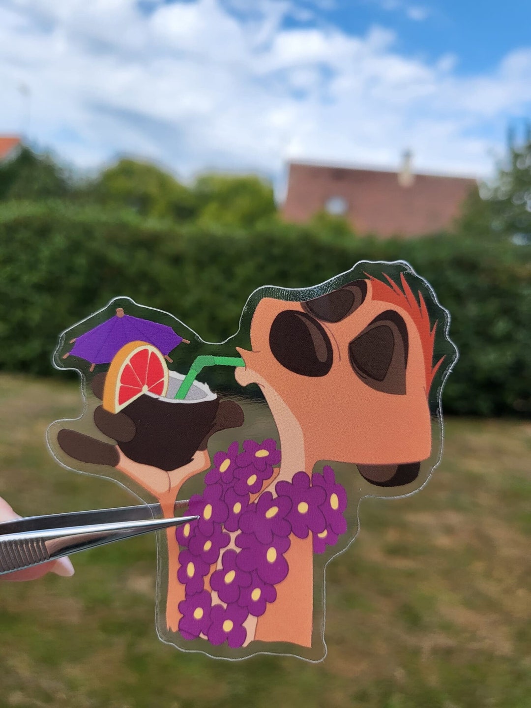 Timon Sticker/ the Lion King Sticker/ Waterproof Vinyl Sticker - Etsy