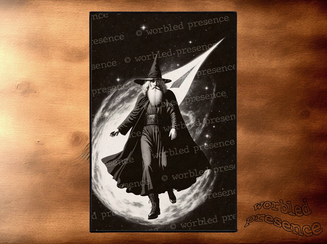 Gothic Cosmic Wizard Back Patch Large Iron On/sew on Jacket - Etsy