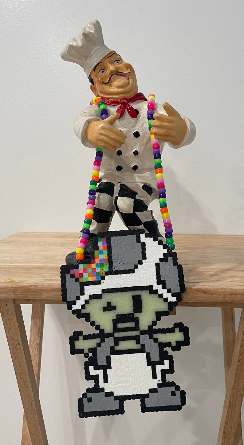 Greyscale Toad Perler - Etsy