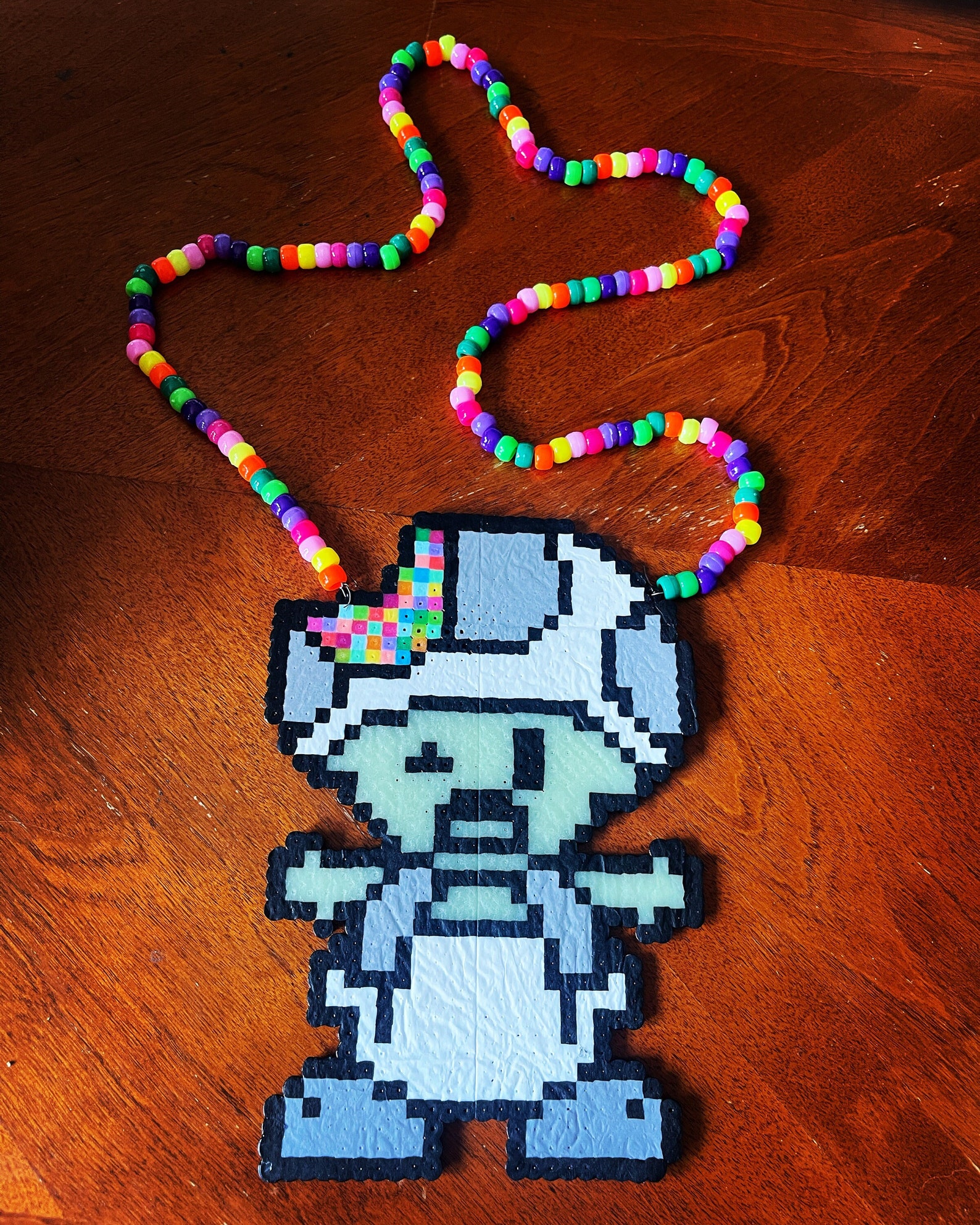 Greyscale Toad Perler - Etsy