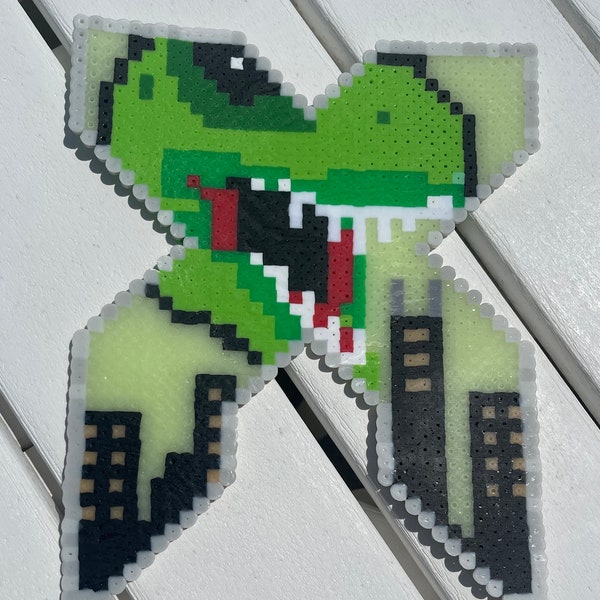 Godzilla Perler Bead - Etsy