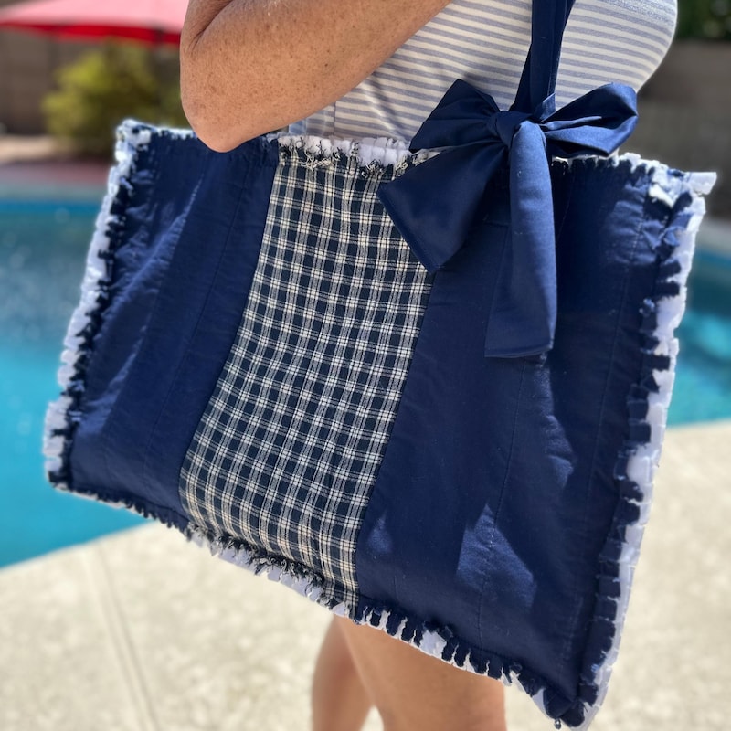 Rag Quilt Tote Bags - Etsy