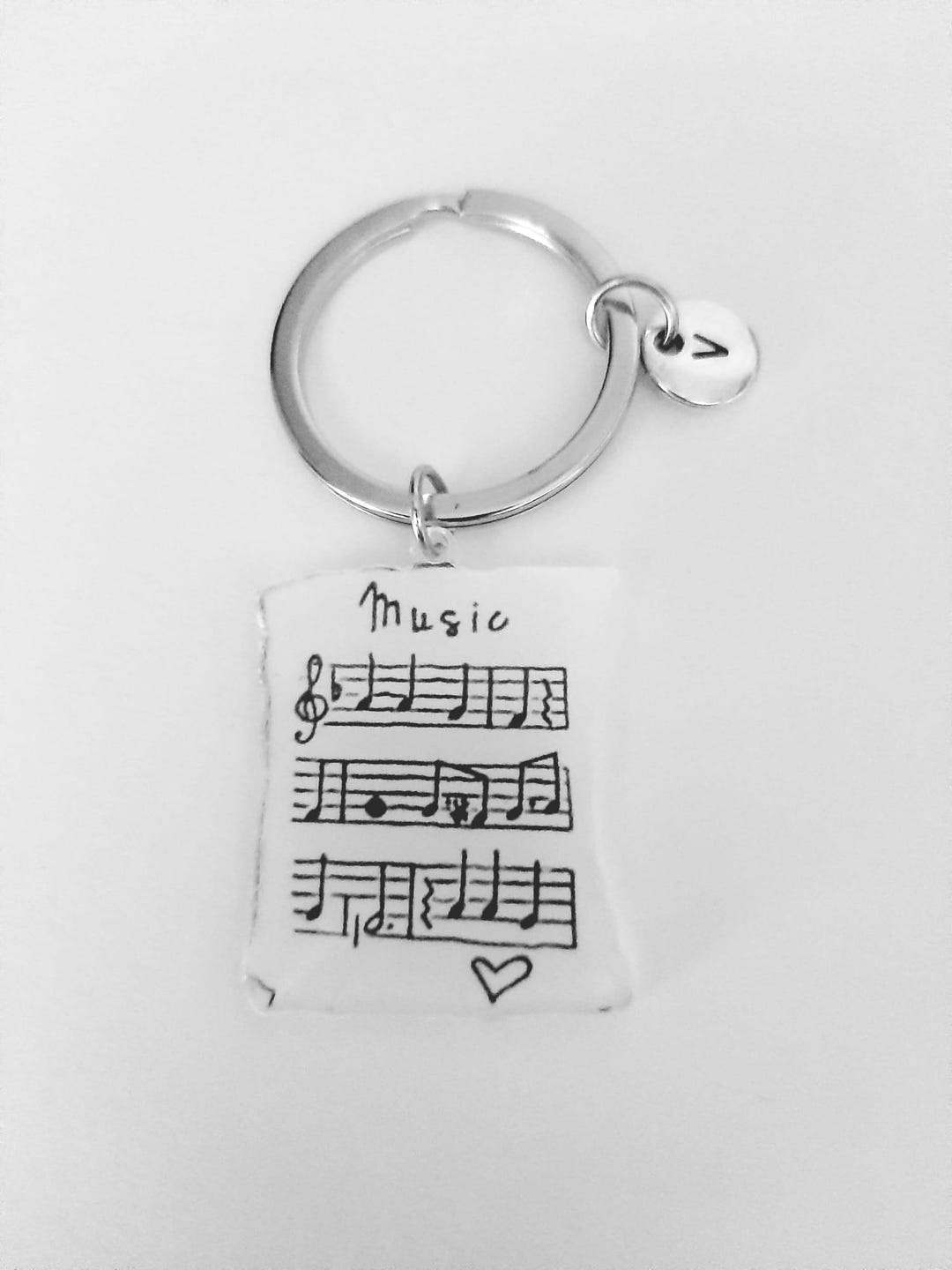 Music Notes Keychain, Music Gifts, Musician Gift, Music Teacher ...