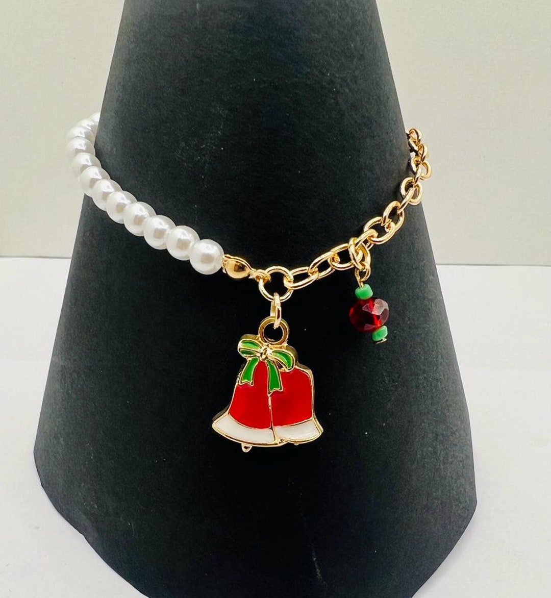 Bell Bracelet Christmas Gift Merry Christmas Jewelry - Etsy UK