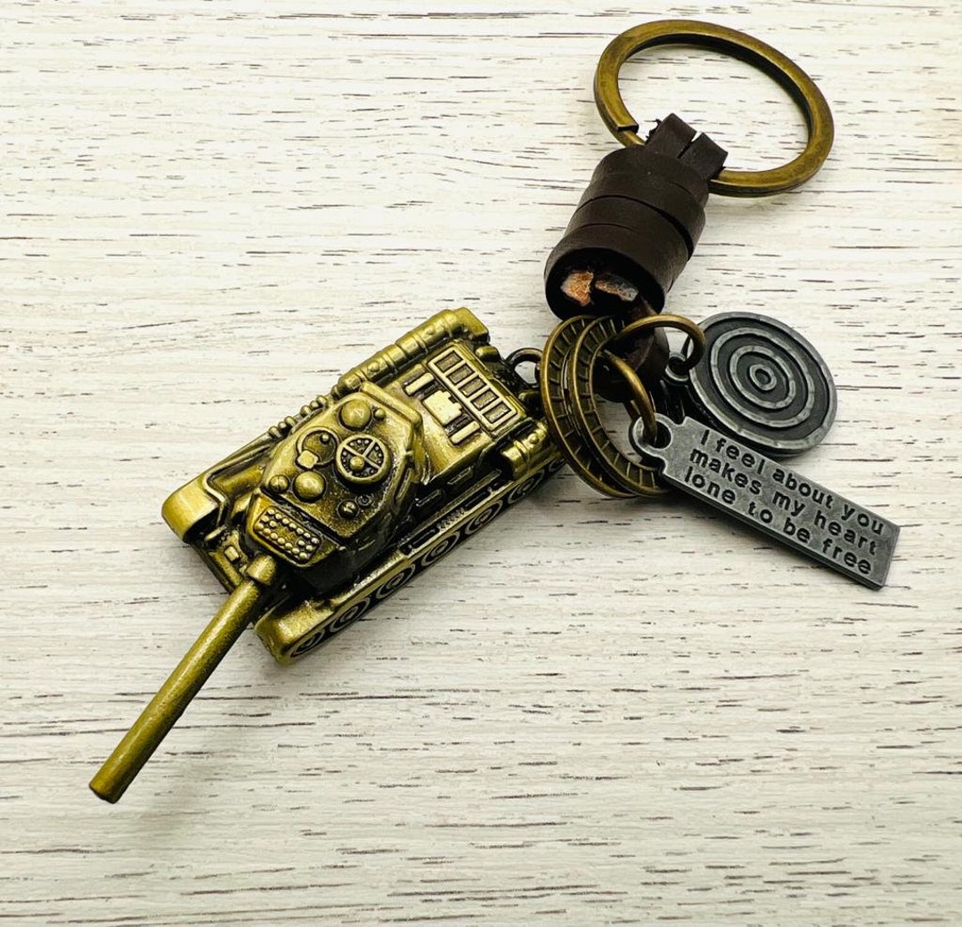 Army Tanks Leather Keychain, Military Army, Tank, Military Keychain, - Etsy