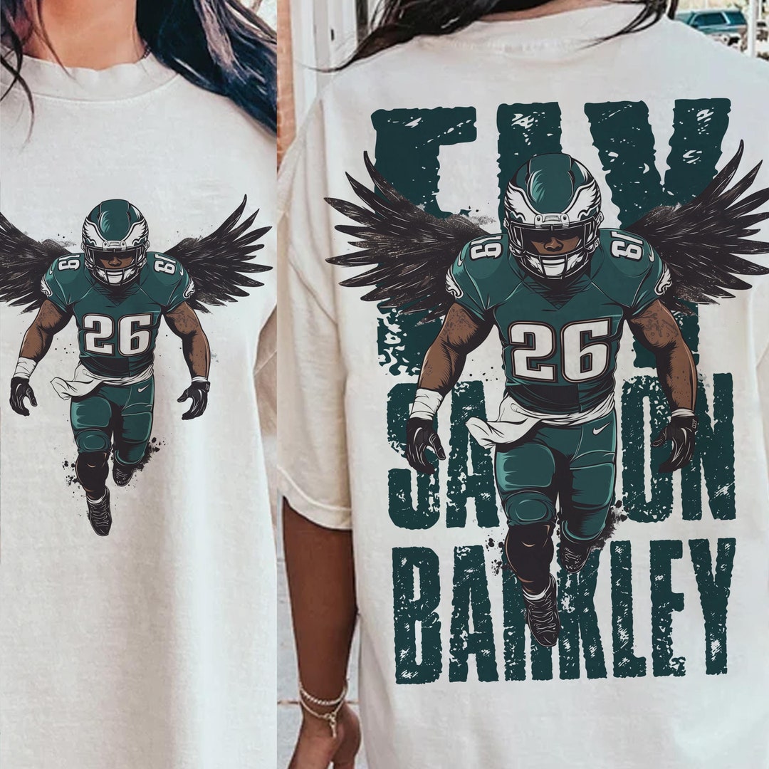 Fly Saquon Barkley Eagle PNG, Eagles Png, Football Eagles Philly Retro ...