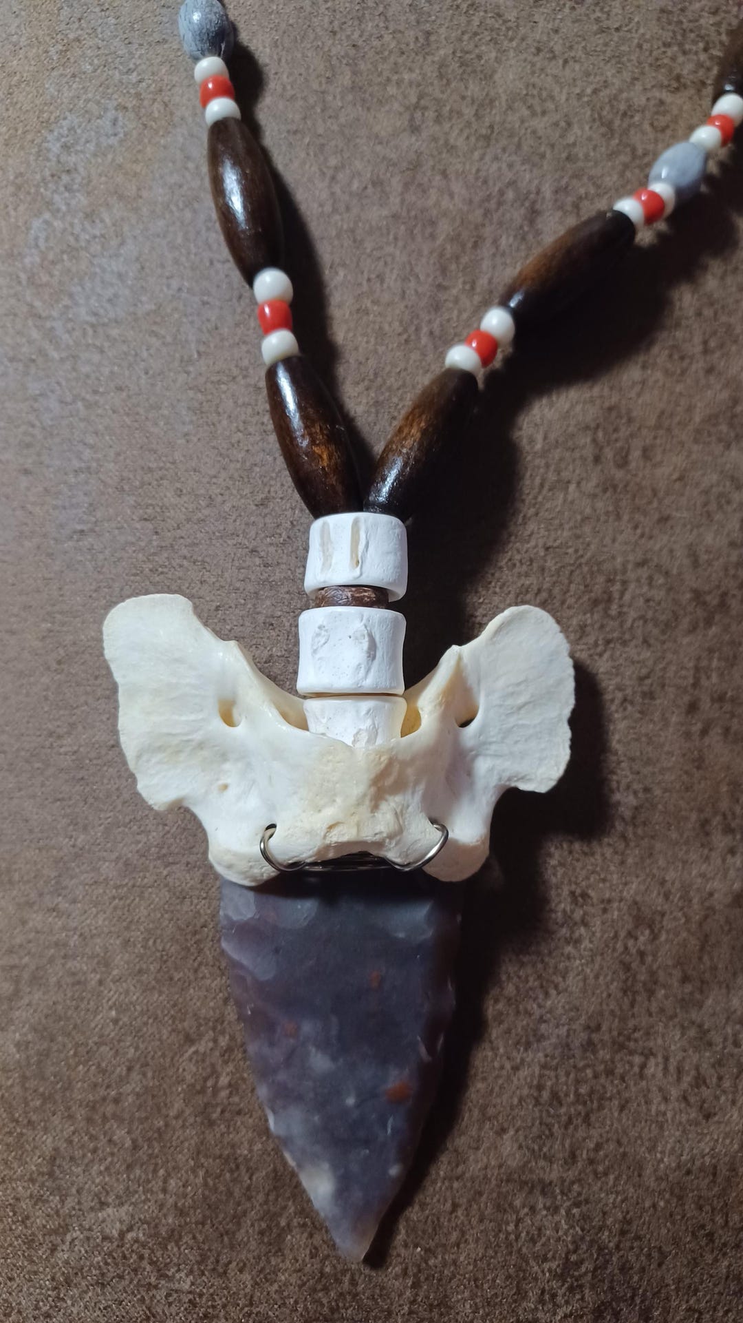 Arrowhead Bone Necklace - Etsy