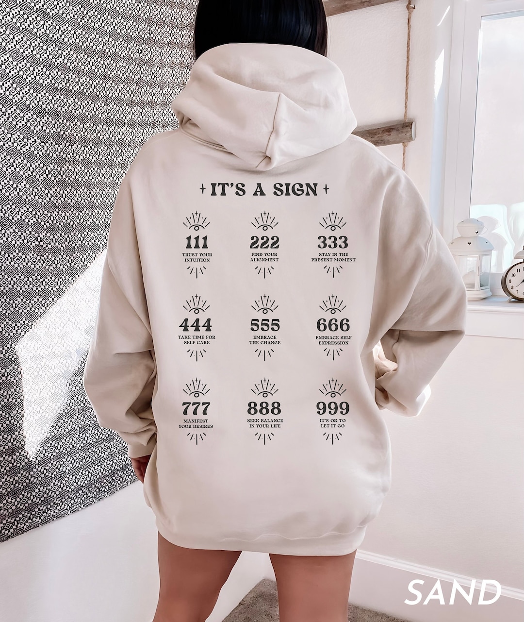 Angel Number Hoodie Angel Numbers Hoodie Celestial Hoodie Y2K Hoodie ...