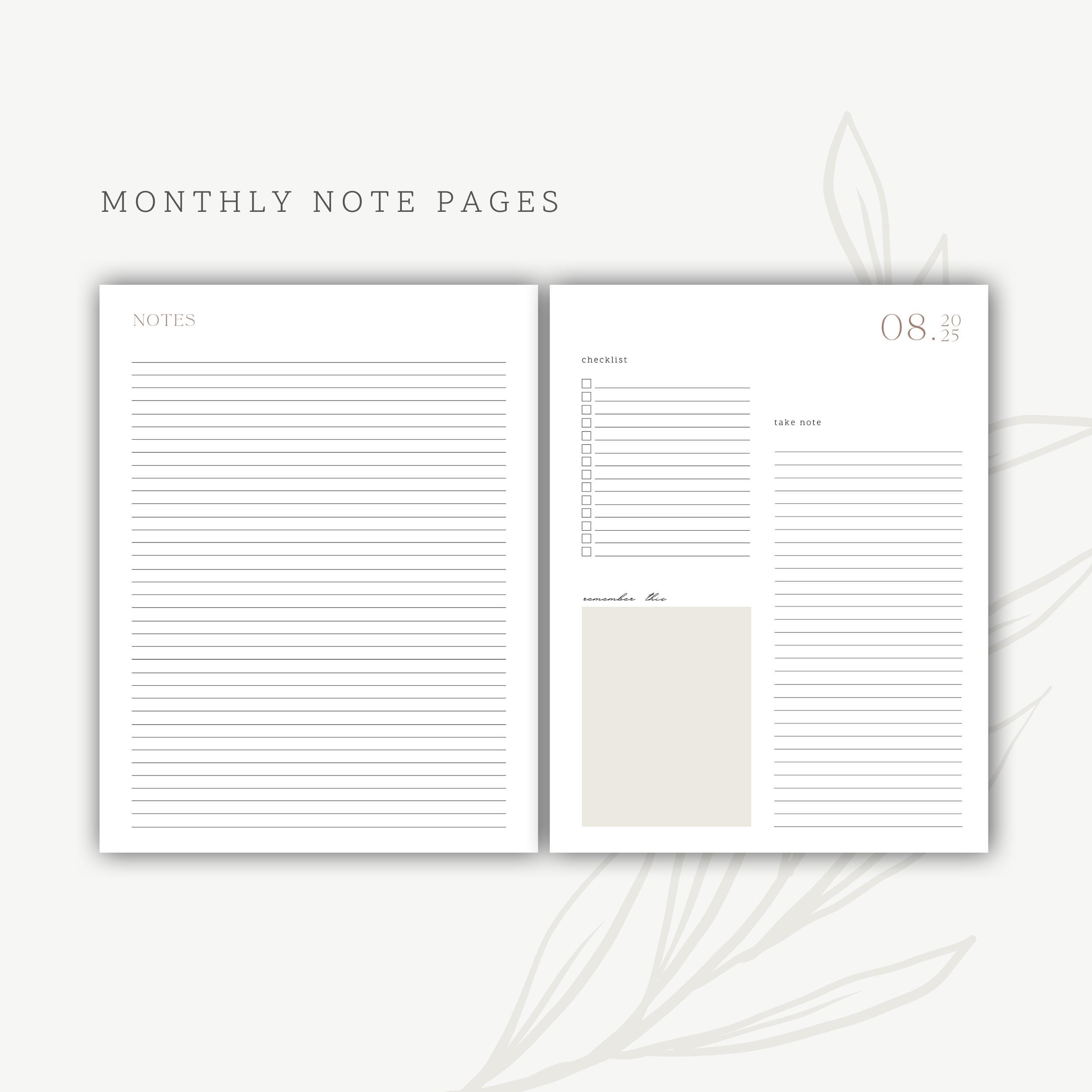 Printable Lesson Planner & Gradebook 2025-2026 | 7 Subject | Weekly ...