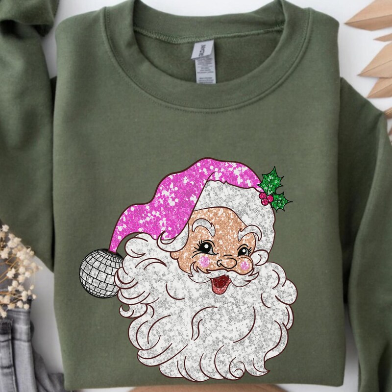 Pink Santa - Etsy