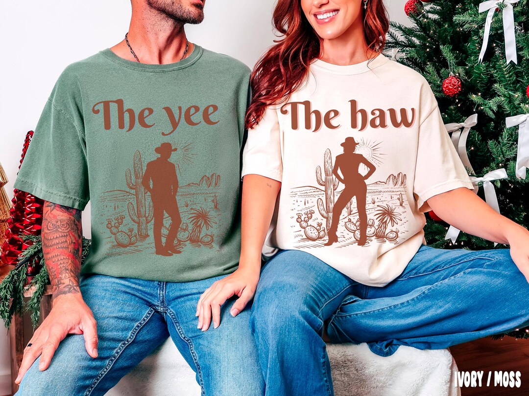 Couples Yee Haw Shirt, Matching Couples Valentine Shirt, the Yee the ...