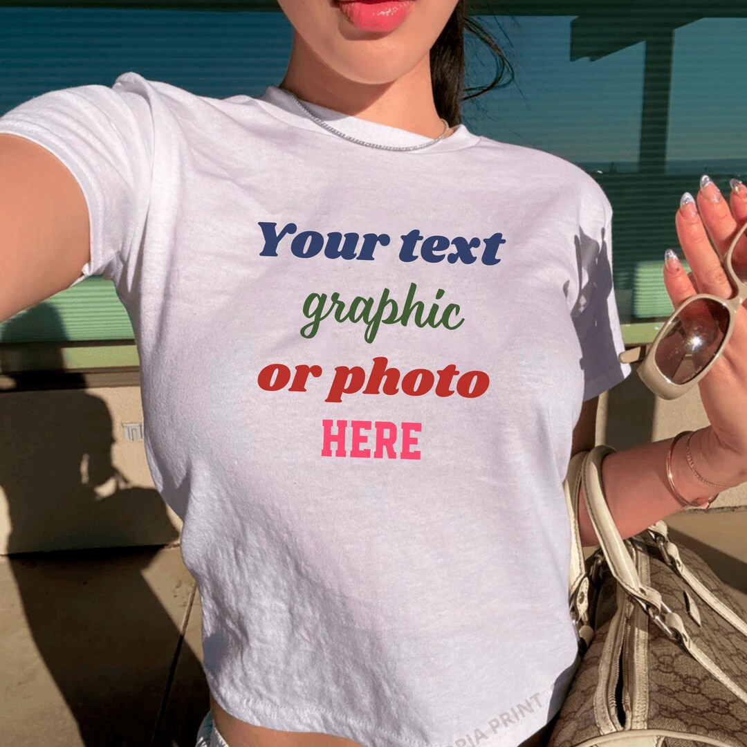 Custom Shirt, Custom Baby Tee, Personalized Shirt, Custom Logo Shirt, Design Your Own Shirt ...