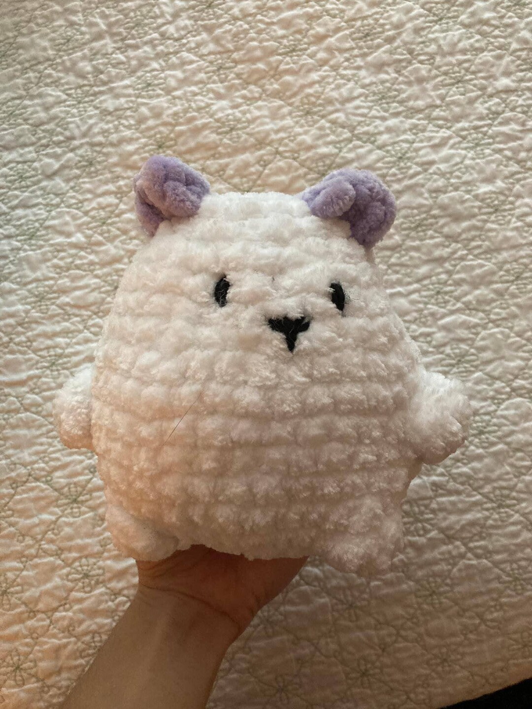 Super Cute Polar Bear Plush - Etsy