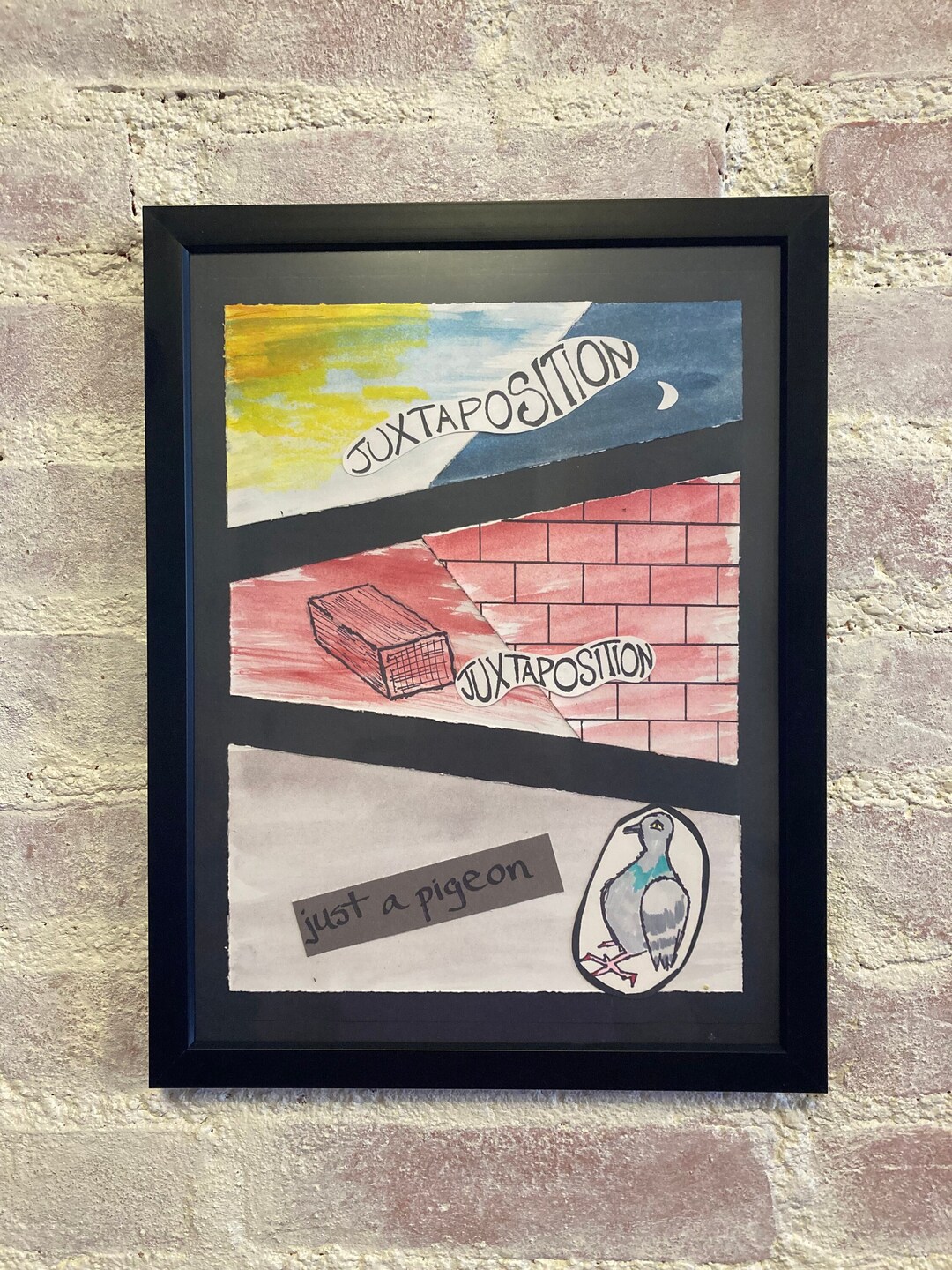 Juxtaposition Just a Pigeon - Etsy