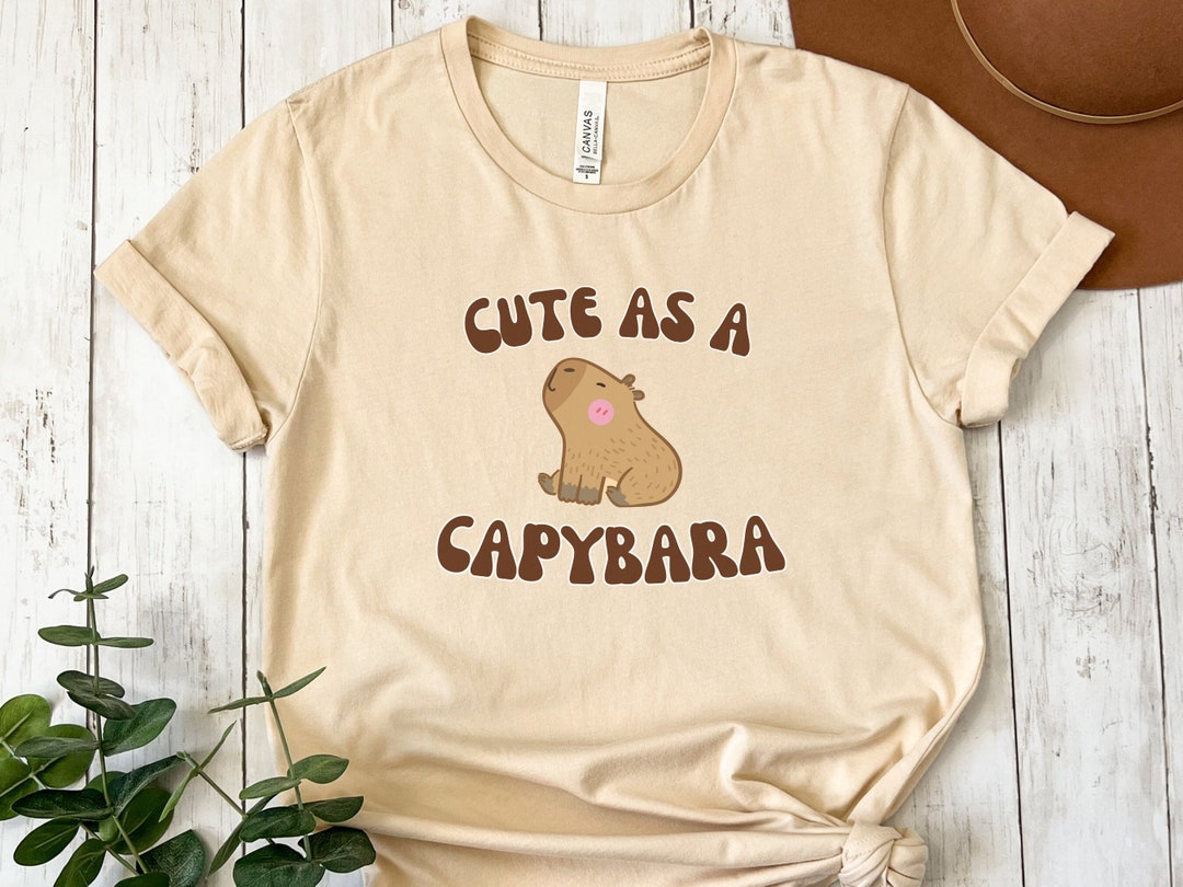 Cute Capybara Shirt, Capybara Gifts, Meme Shirts That Go Hard, Funny ...