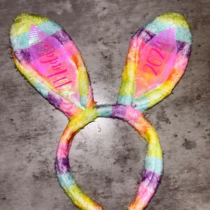 Easter Bunny Ears Headband | Kids Basket Stuffer | Easter Dress ...