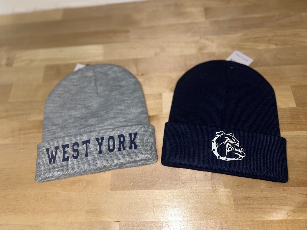 West York High School Winter Hat West York Bulldogs Beanie - Etsy