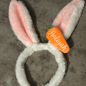 Easter Bunny Ears Headband | Kids Basket Stuffer | Easter Dress ...