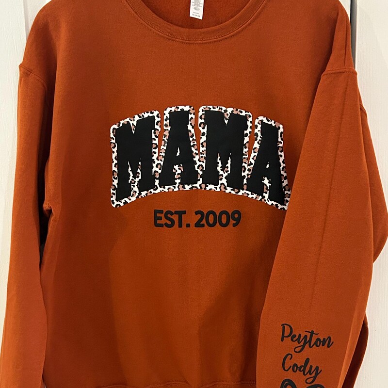 Puffy Letter Sweatshirt - Etsy
