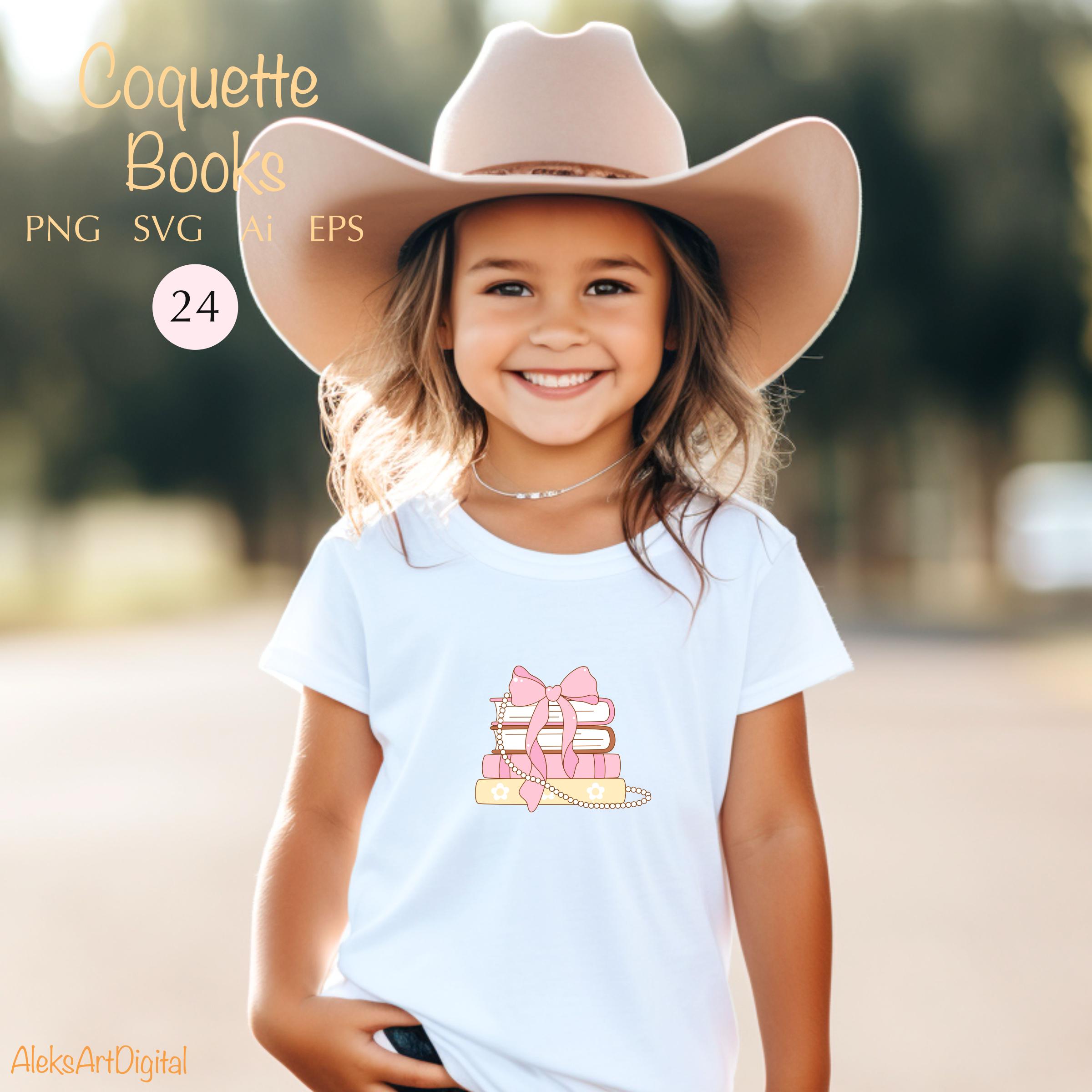 Coquette Books 24 SVG Clipart With Cute Pink Bows PNG Roses Pearl Beads ...
