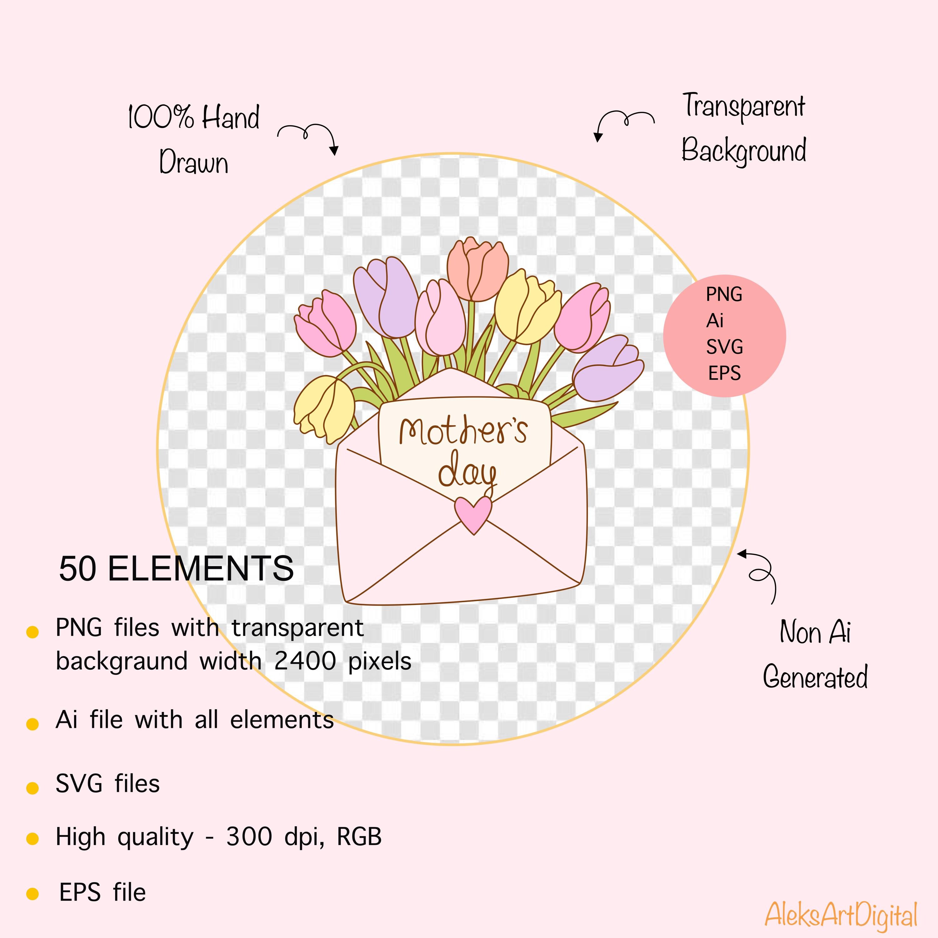 Retro Mother's Day Clipart: Groovy Mom SVG, PNG, Vector (digital ...