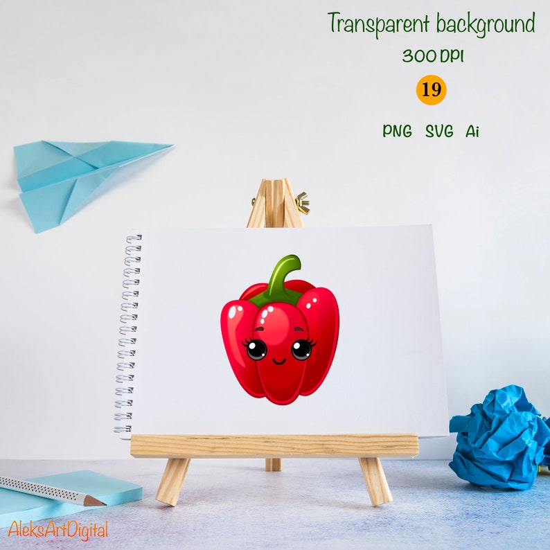 Vegetables Clipart SVG, Set of Baby Vegetables PNG, Bundle of Children ...